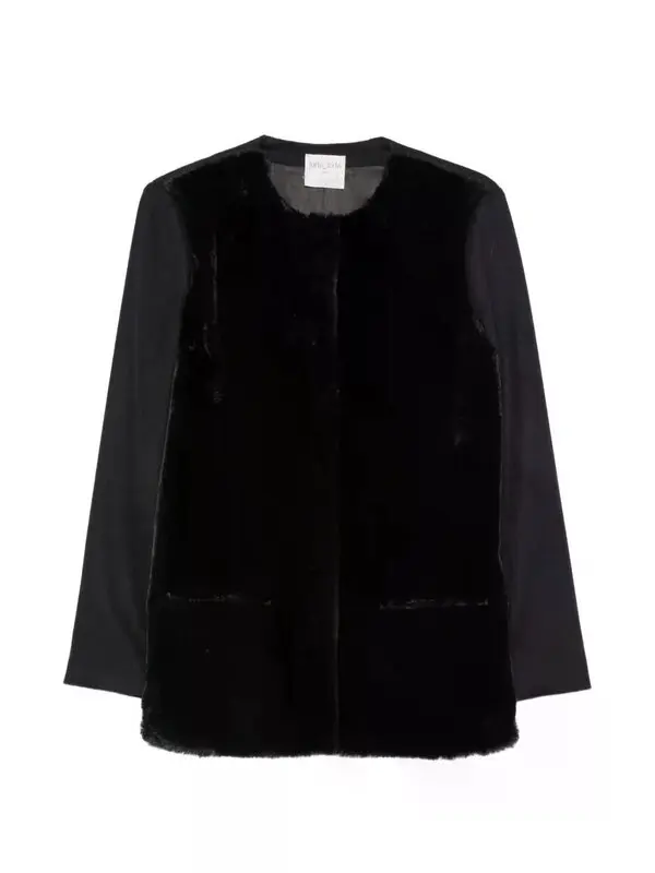 FORTE_FORTE Faux-fur Panelled Jacket
