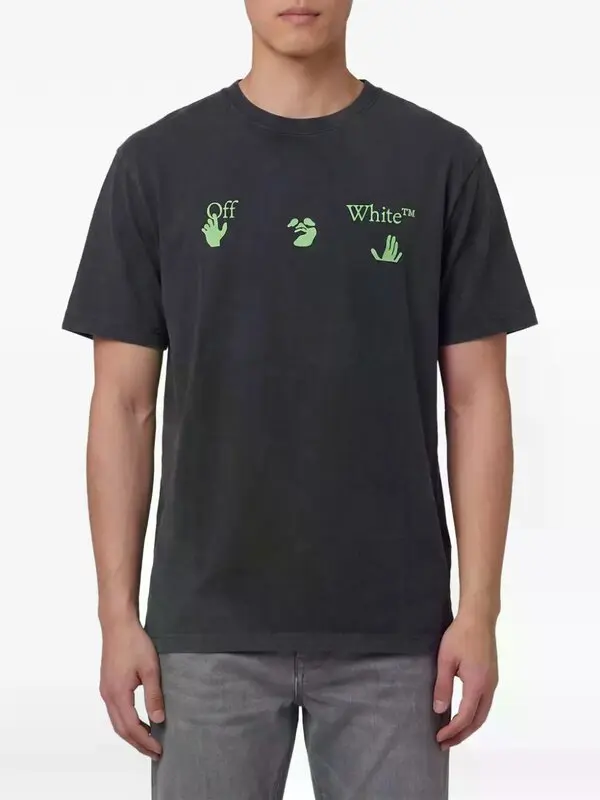Off-White Bacco Arrow Skate Cotton T-shirt