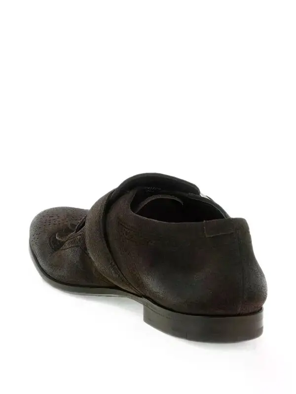 Church's Shanghai Laser Fringe-detail Monk-strap Loafers