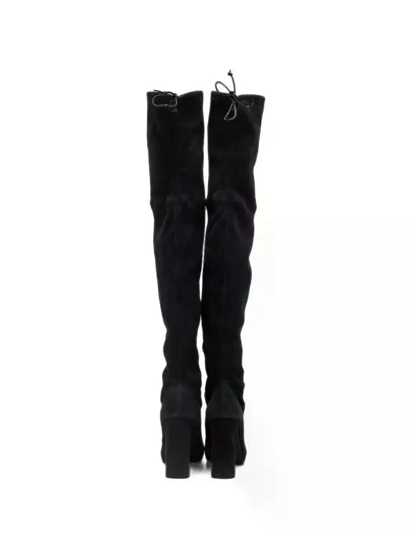 STUART WEITZMAN Highland Suede Knee-high Heeled Boots