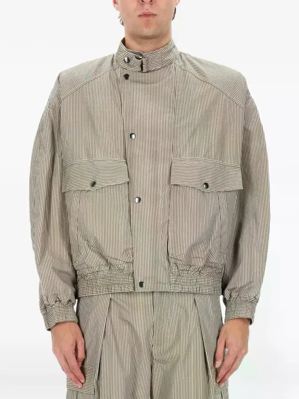 MARANT Vertical-stripe Short Jacket