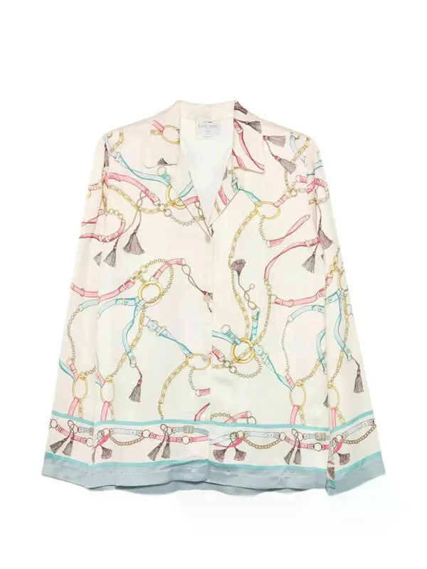 FORTE_FORTE Chain-print Shirt