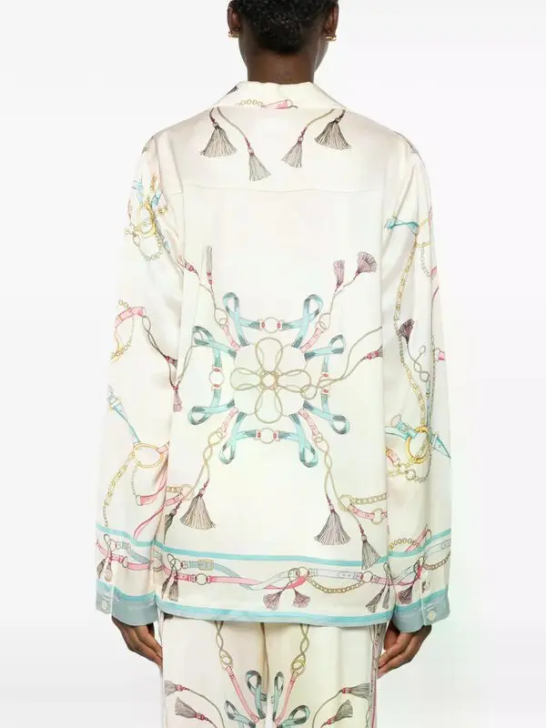 FORTE_FORTE Chain-print Shirt