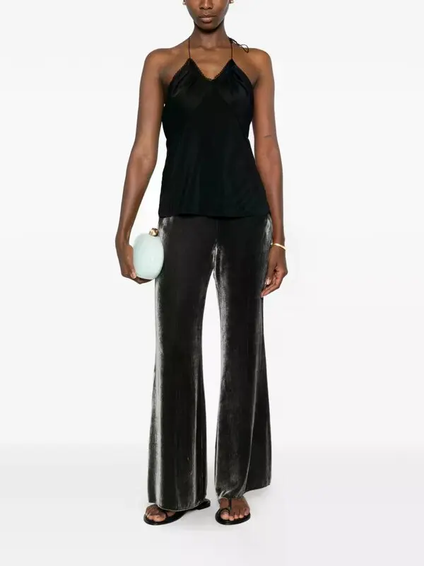 FORTE_FORTE Velvet Flared Trousers