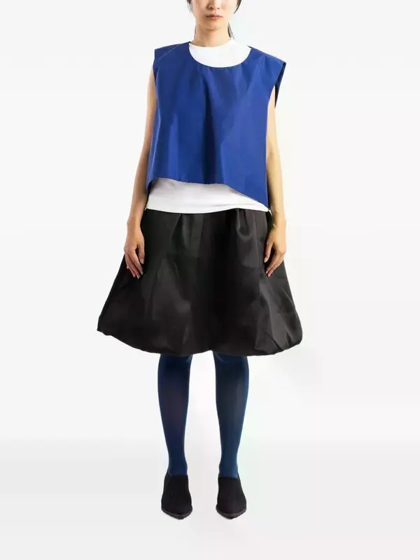 LII Gathered Midi Skirt