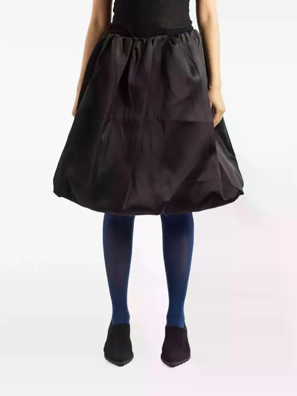 LII Gathered Midi Skirt