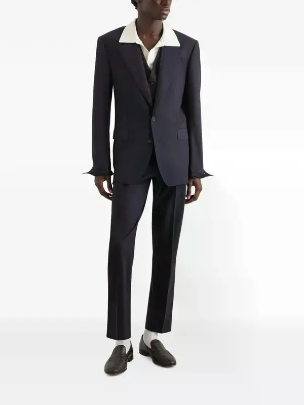 Dolce & Gabbana Single-breasted Sicilia Light Pinstripe Wool Suit