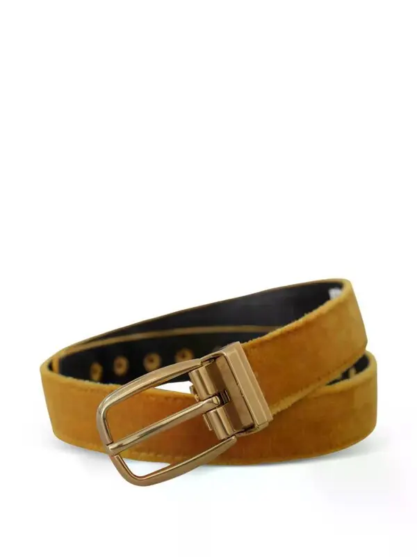 Dolce & Gabbana Velvet Buckle Belt