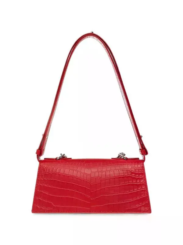 Alexander McQueen Mini Jewelled Croc-effect Tote Bag