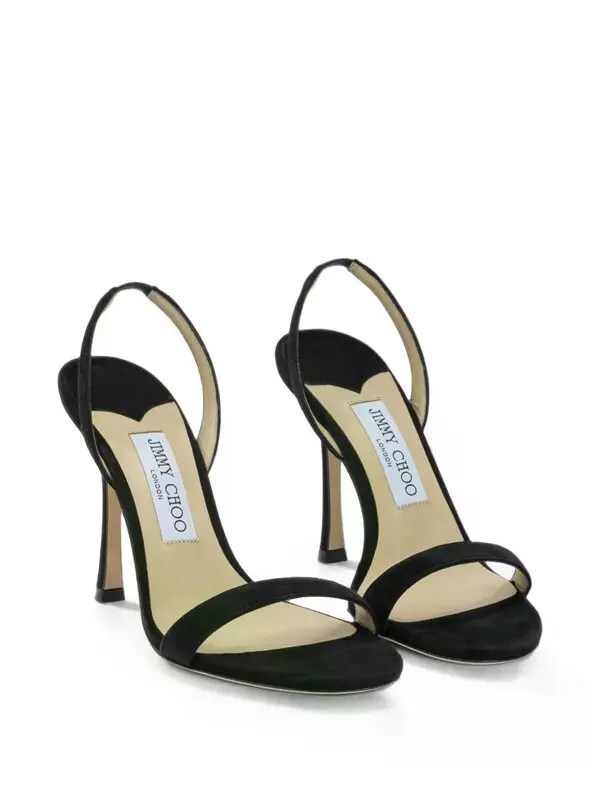 JIMMY CHOO Jenn 100 Suede Sandals