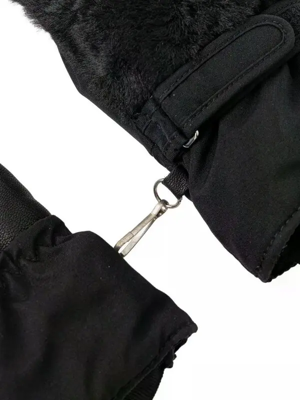 SPORTALM Faux-fur Panelled Mittens