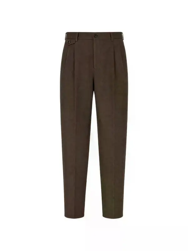 PT TORINO Pleated Twill Trousers