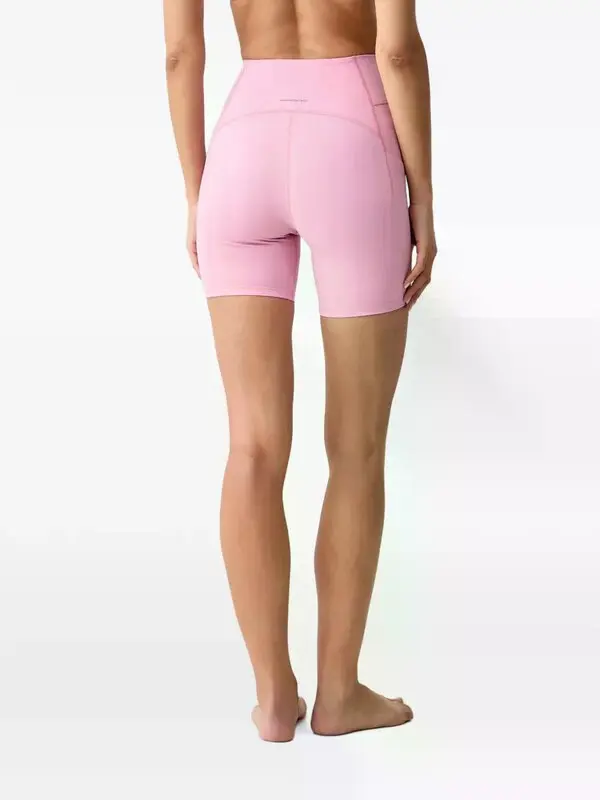 On Studio High-waisted Logo-patch Shorts