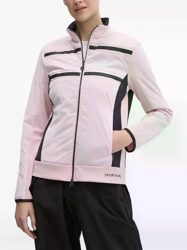SPORTALM Logo-tape Zip-up Jacket