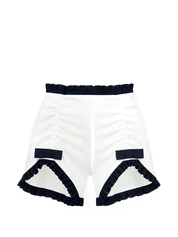 Vivetta Ruffled Bow-detail Shorts