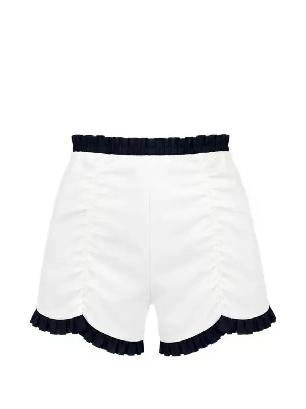 Vivetta Ruffled Bow-detail Shorts