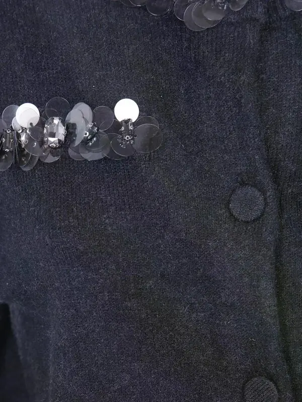 Seventy Sequin-embellished Cardigan - Black