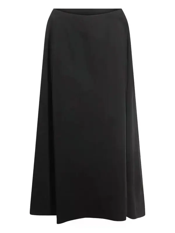Balenciaga A-line Zip-fastening Midi Skirt - Black