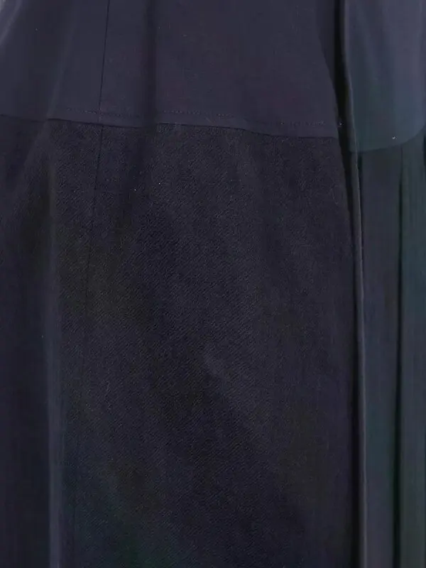 Yohji Yamamoto Pleated Midi Skirt - Black