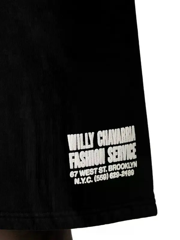 WILLY CHAVARRIA Fashion Services Buffalo Elasticated-waist Shorts
