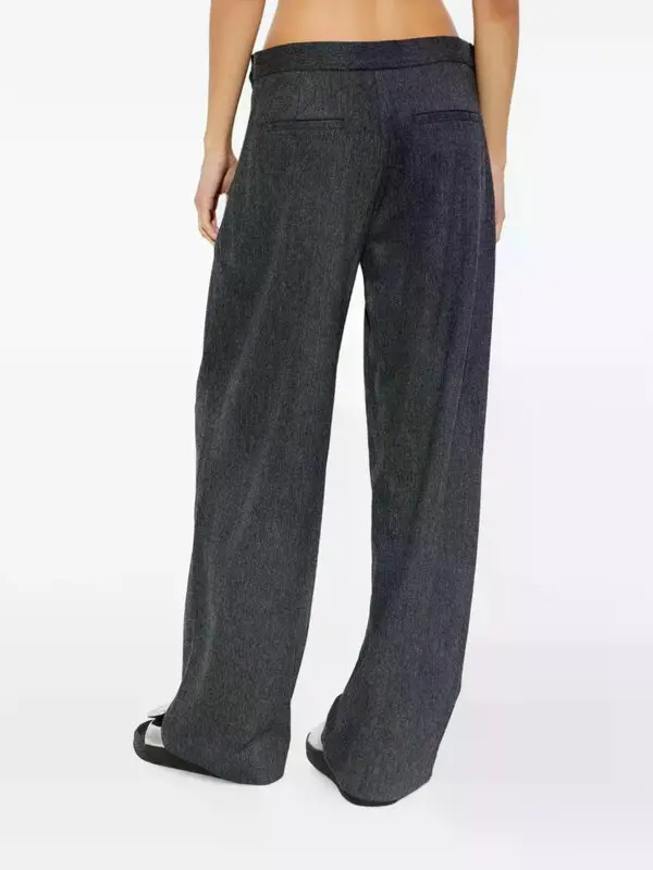 Rag & Bone Lawrence Pleated Wool-blend Trousers