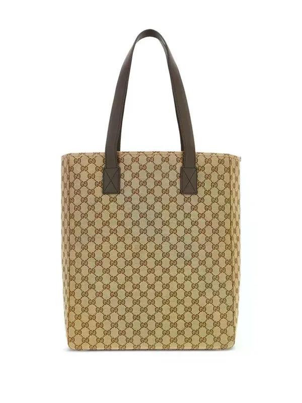 Gucci Medium Gg Canvas Monogram Tote Bag