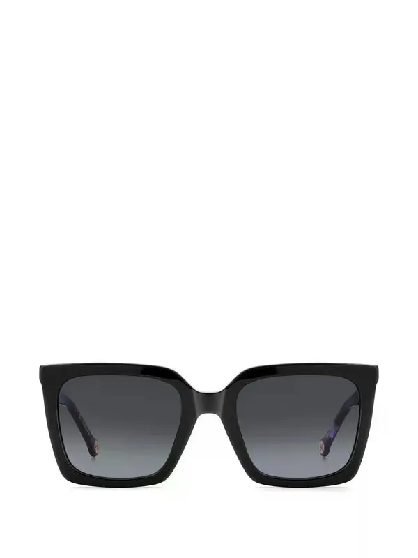 Carolina Herrera Squared-frame Sunglasses - Black