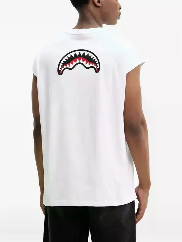 SPRAYGROUND Logo-print Shark-graphic T-shirt