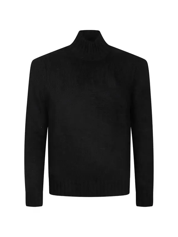 BALLANTYNE High-neck Ribbed-trim Sweater