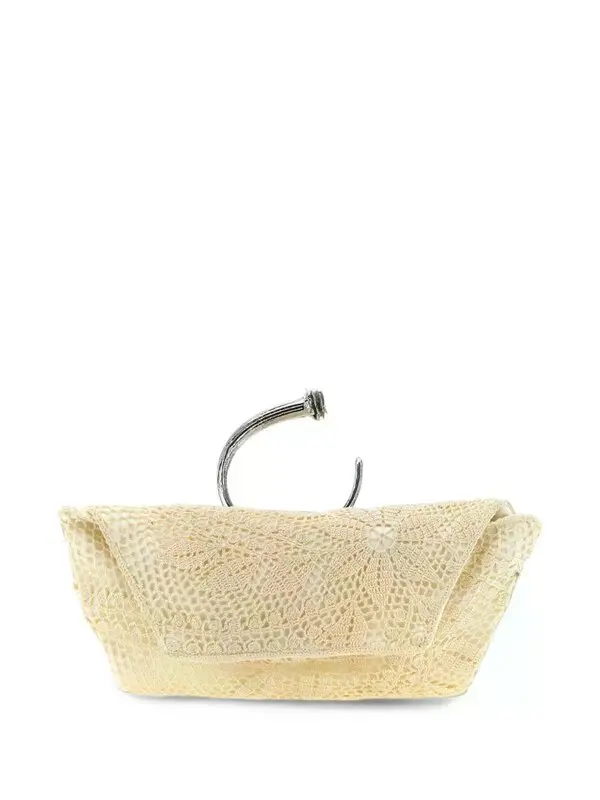 Magda Butrym Bracelet Crochet Sculptural-handle Clutch Bag