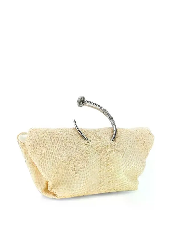 Magda Butrym Bracelet Crochet Sculptural-handle Clutch Bag