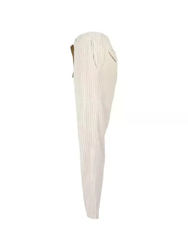 WHITE SAND Wide-stripe Corduroy Trousers - Neutrals