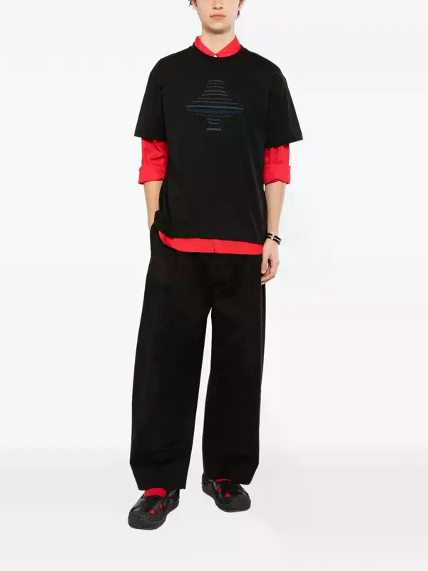 ADER ERROR Logo Embroidered T-shirt