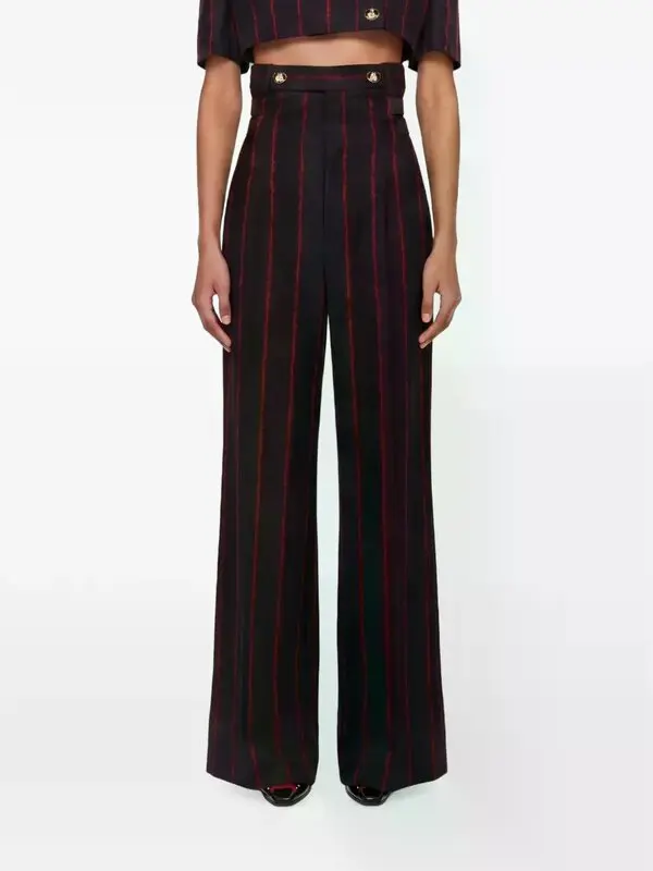 VIVIENNE WESTWOOD Waisted Lauren Pinstriped Trousers