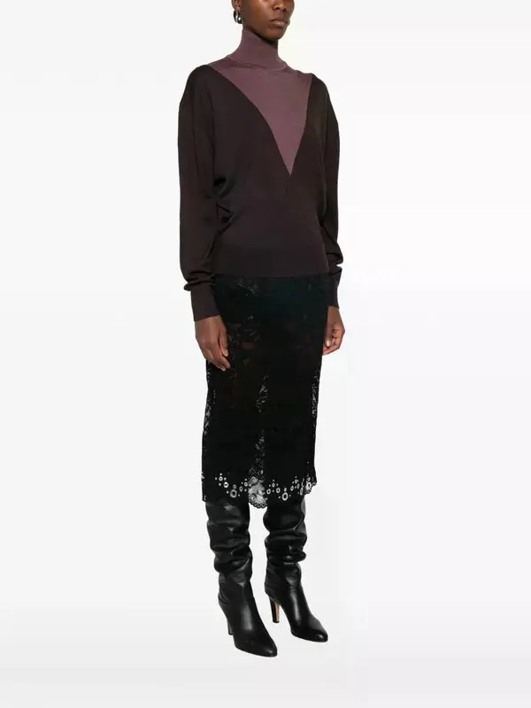Rabanne Colour-block High-neck Sweater