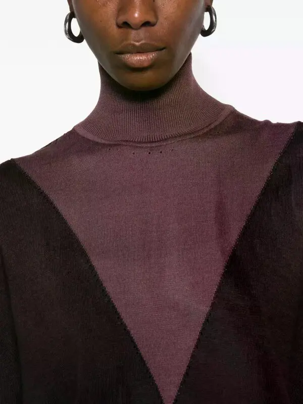Rabanne Colour-block High-neck Sweater