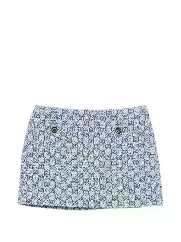 Gucci Gg Tweed Skirt