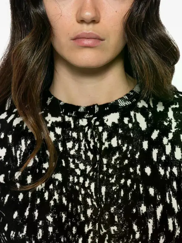 TOM FORD Lynx Jacquard Cardigan