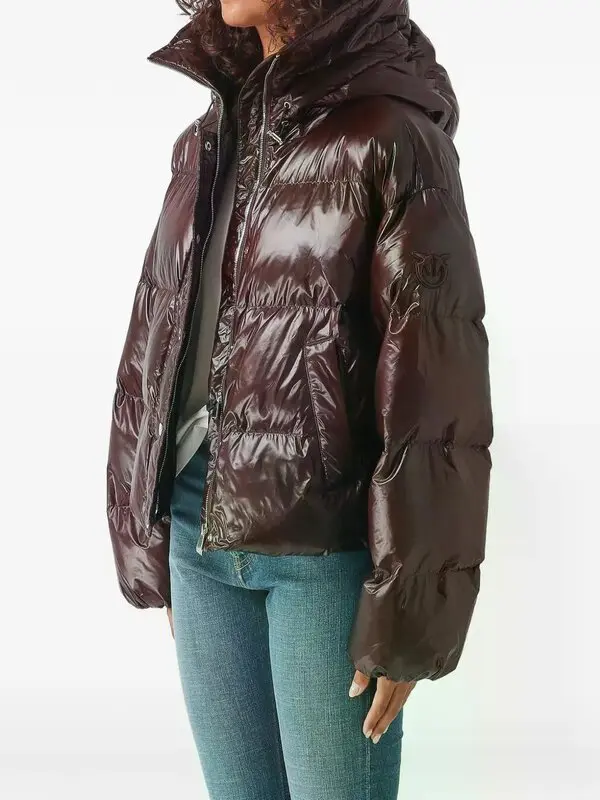 Pinko Quilted Hooded Jacket