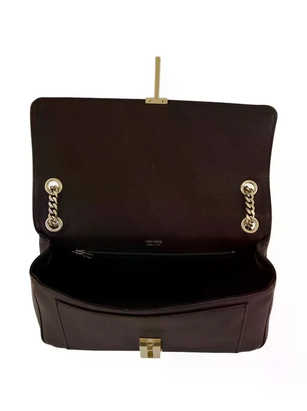 TOM FORD Mia Grained-leather Shoulder Bag