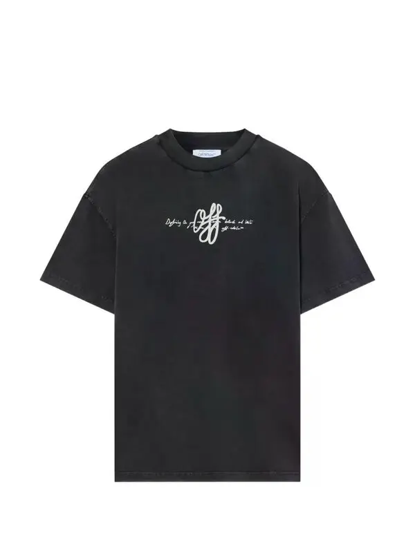 Off-White Stroke Logo-print T-shirt