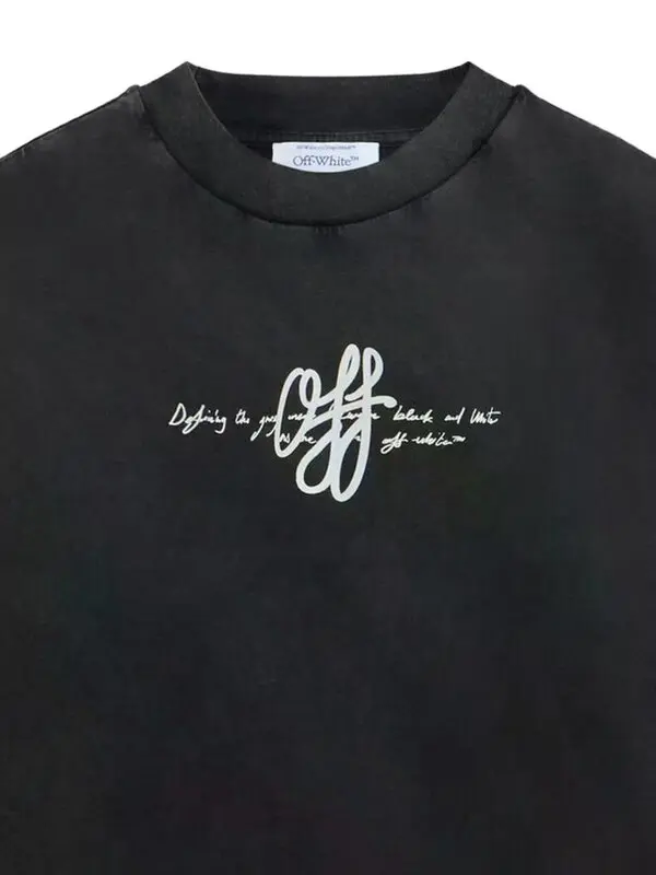Off-White Stroke Logo-print T-shirt