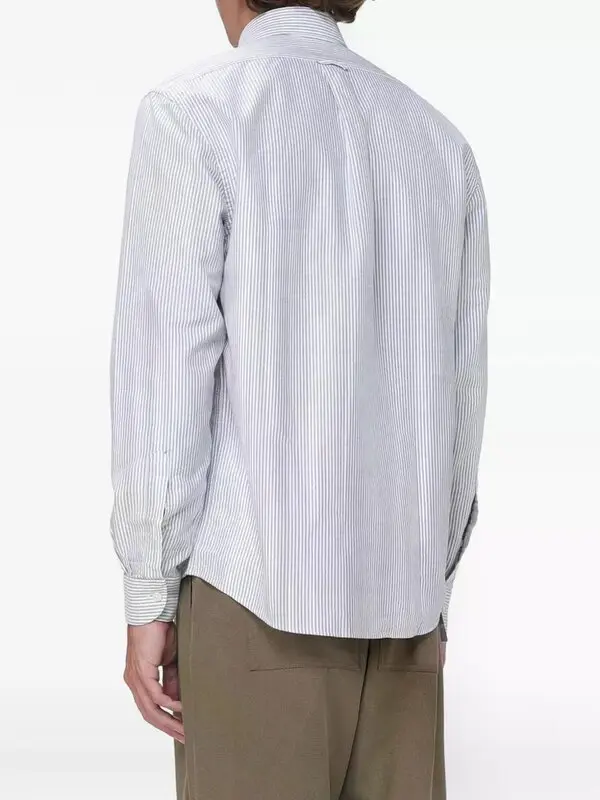 SEBAGO Button-down Striped Poplin Shirt
