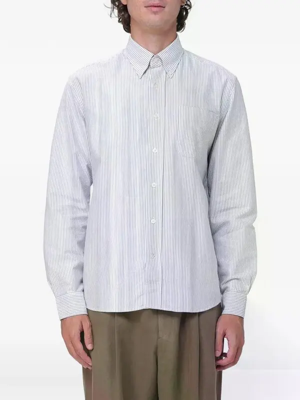 SEBAGO Button-down Striped Poplin Shirt
