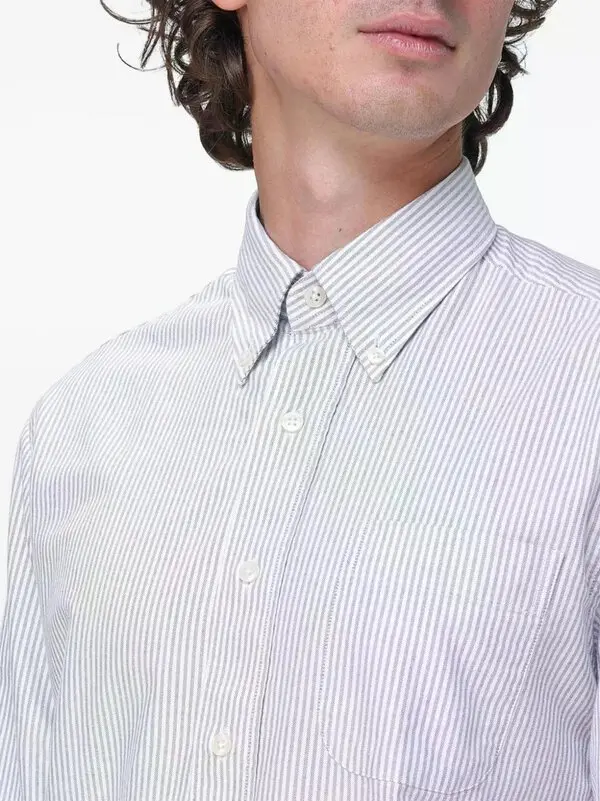 SEBAGO Button-down Striped Poplin Shirt