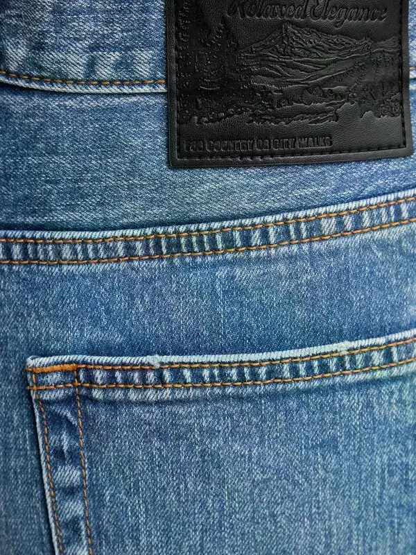 Sisley Pressed-crease Five-pocket Jeans