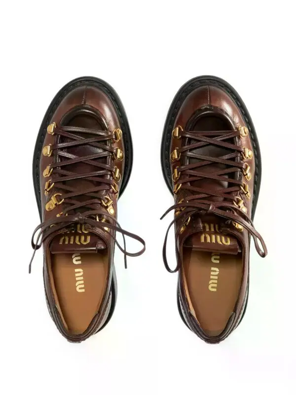 Miu Miu Leather Loafers