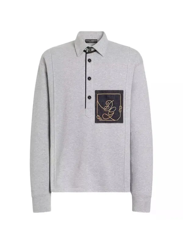 Dolce & Gabbana Melange Cotton Sweatshirt