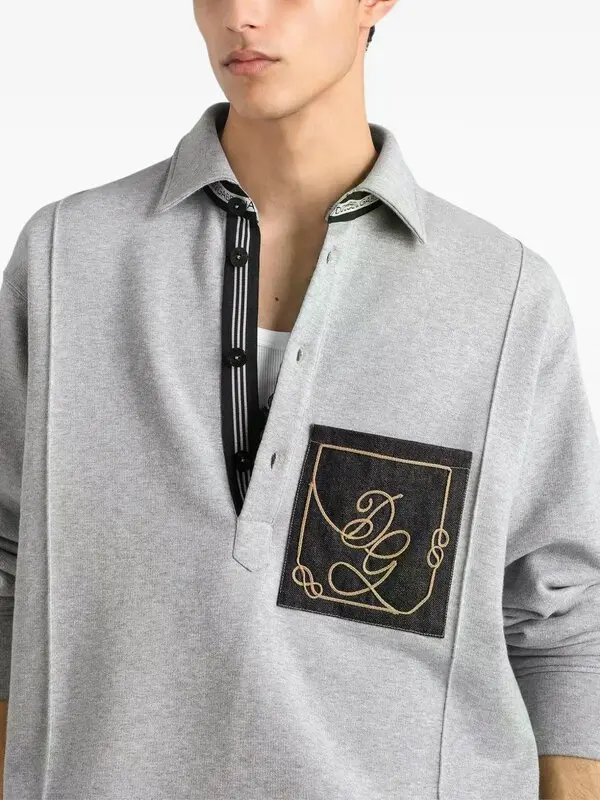 Dolce & Gabbana Melange Cotton Sweatshirt