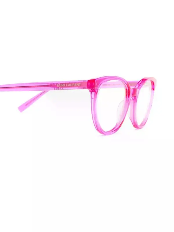 Saint Laurent Round-frame Glasses - Pink